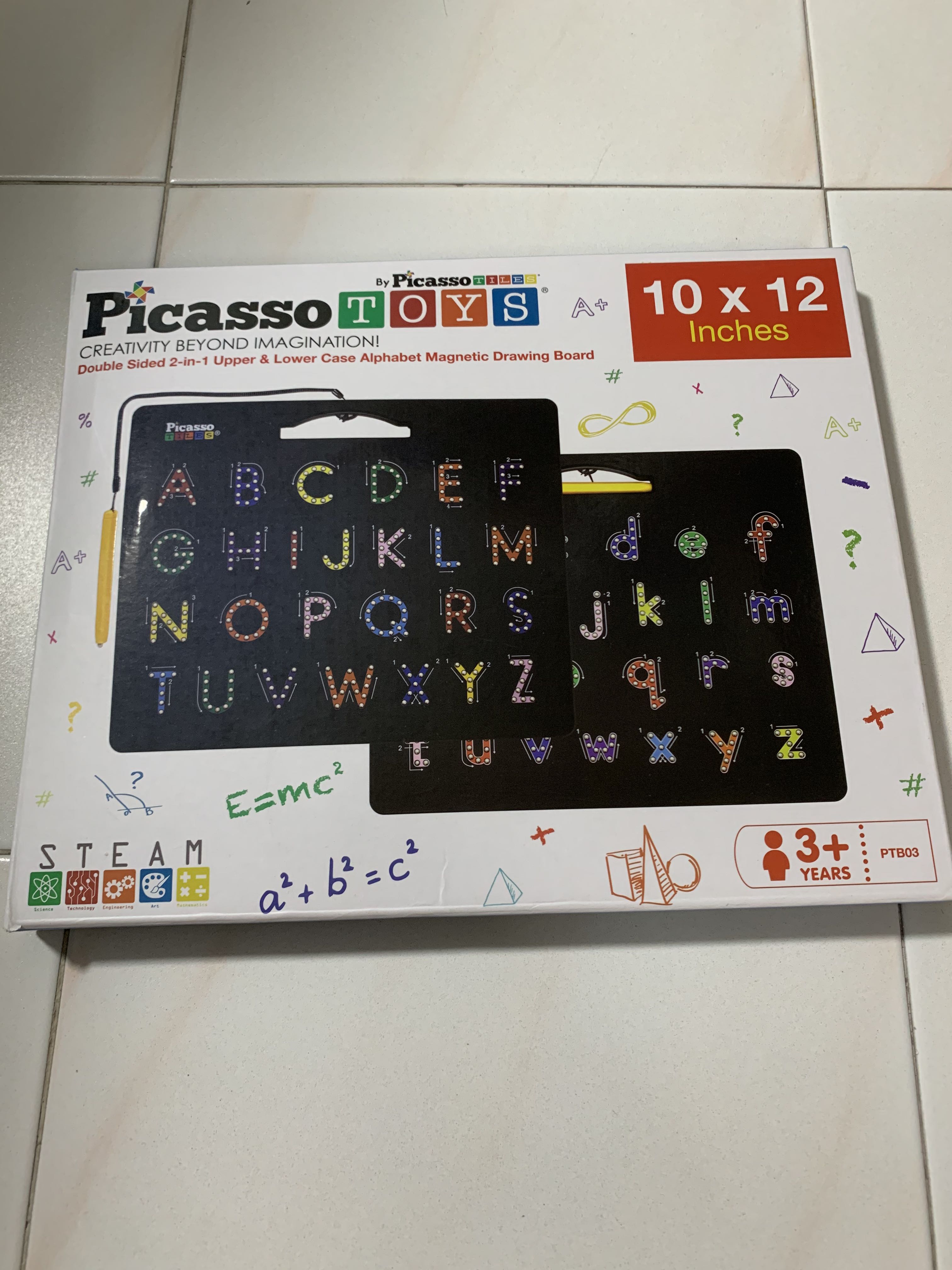 Picasso Tiles Alphabet (As good as new), Babies & Kids, Infant Playtime ...
