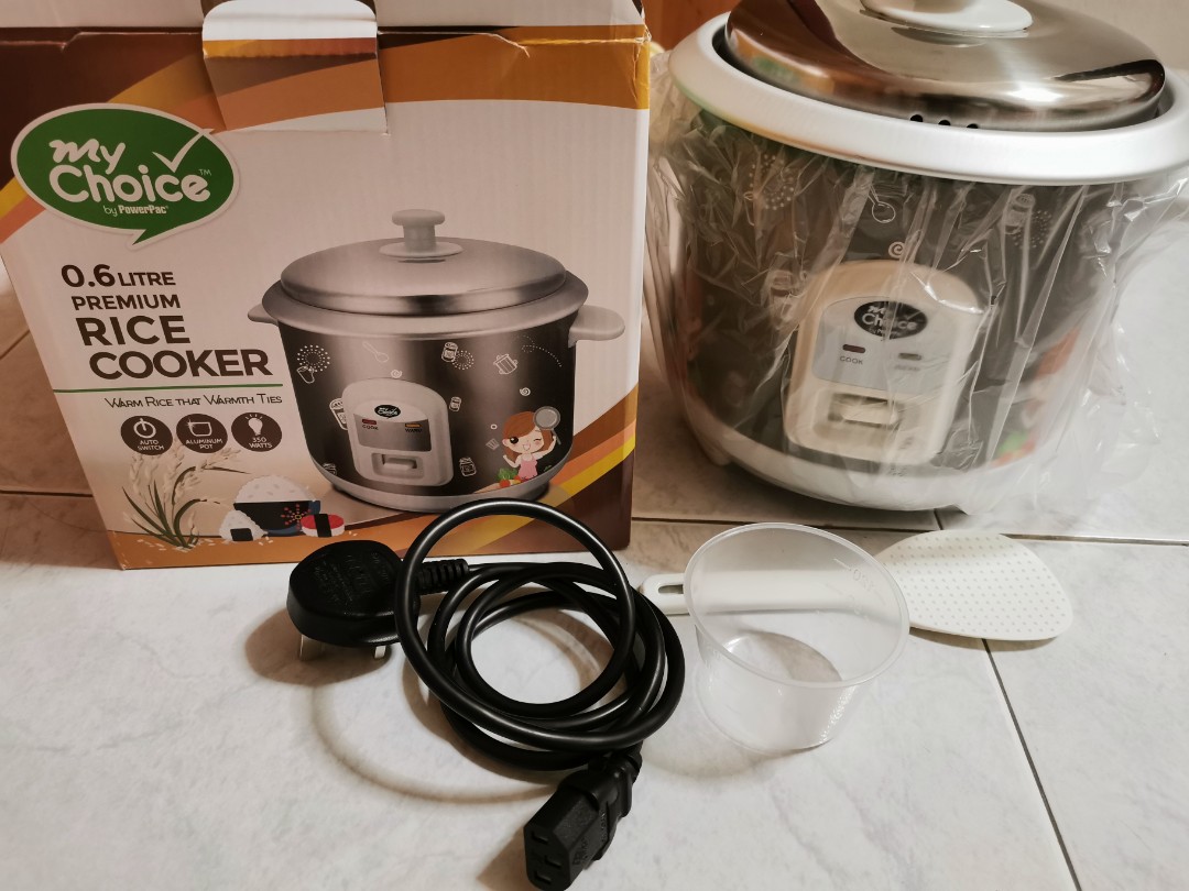 Powerpac 0.6 litre premium mini rice cooker, TV & Home Appliances ...