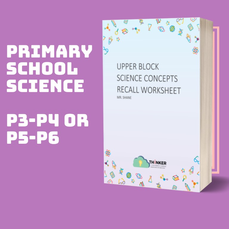 Concept Worksheet (P3-P6) for PSLE Science, Hobbies & Toys, Books ...