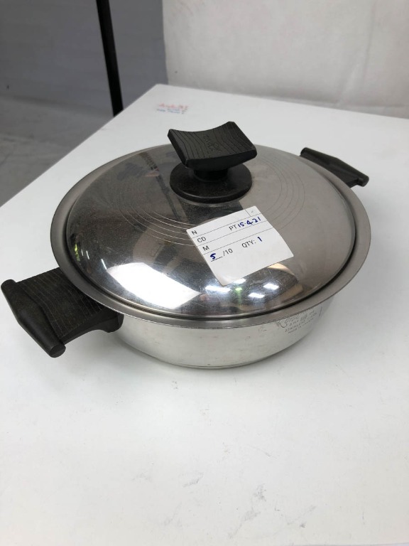 REMA-WAVE 3 Ply Stainless Steel Cooking Pot, Furniture & Home Living ...