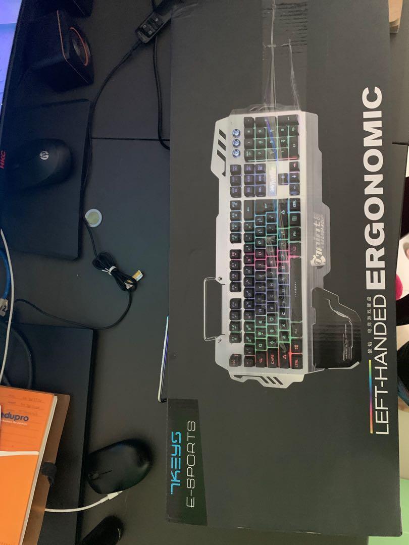 rgb mechanical ergonomic gaming keyboard, Computers & Tech, Parts ...