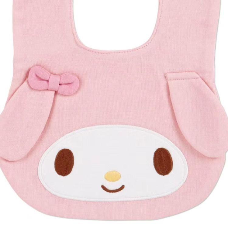 Sanrio Baby Hello Kitty and My Melody Pink Drool Feeding Burp Bib ...