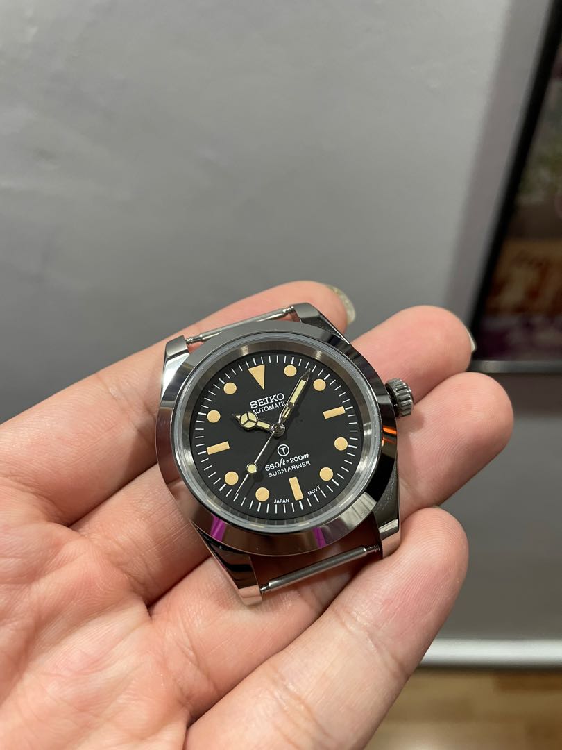 Seiko ‘explorer’ mod, Luxury, Watches on Carousell