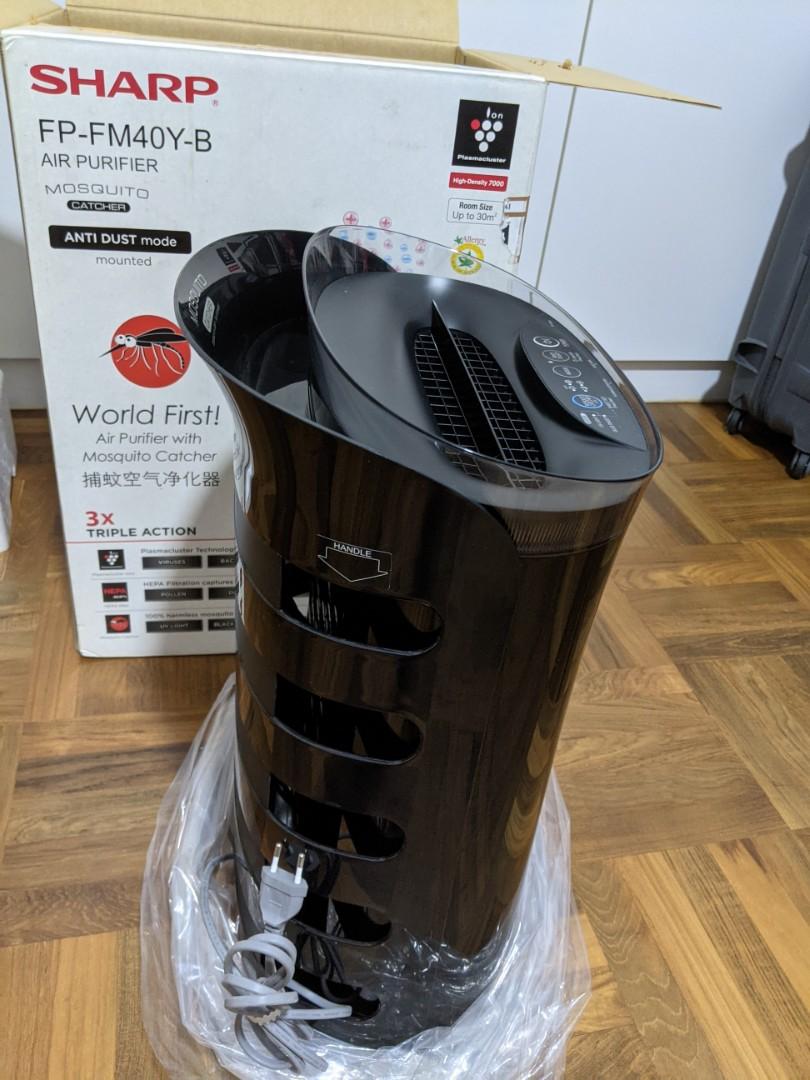 Sharp Plasma cluster Air Purifier with Mosquito Catcher FP-FM40Y-B, TV ...