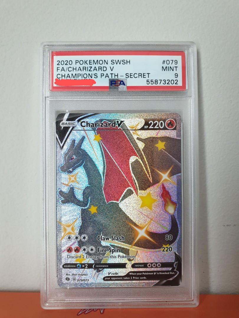 Shiny Charizard V - Champion Path # 79 PSA 9, Hobbies & Toys, Toys ...