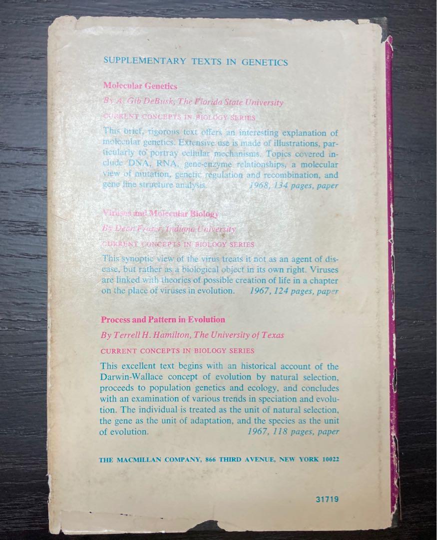 The Science of Genetics, An Introduction to Heredity-George W Burns ...