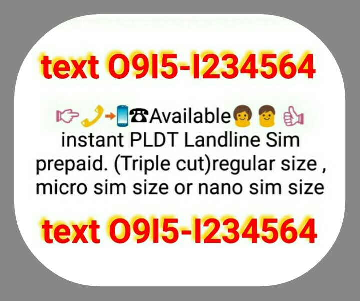 Tricut or nano sim Pldt landline prepaid sim, Mobile Phones & Gadgets ...