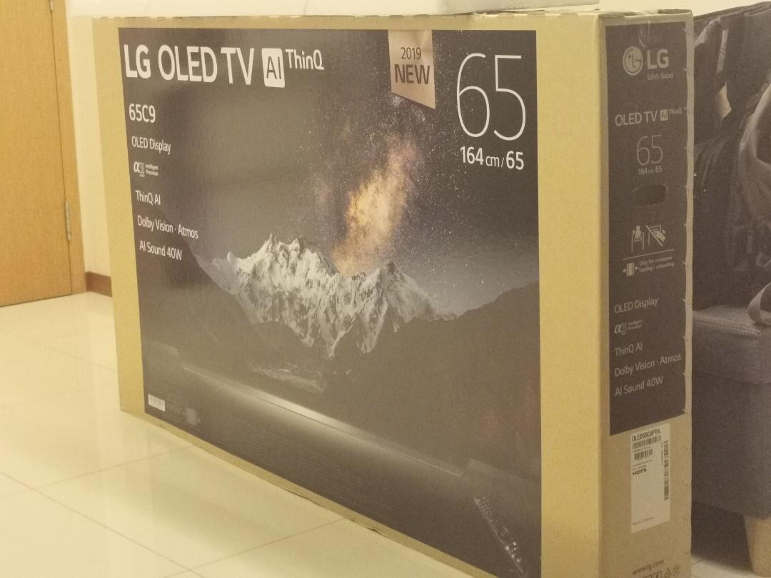 TV Cardboard Box LG 65inch Oled, TV & Home Appliances, TV ...