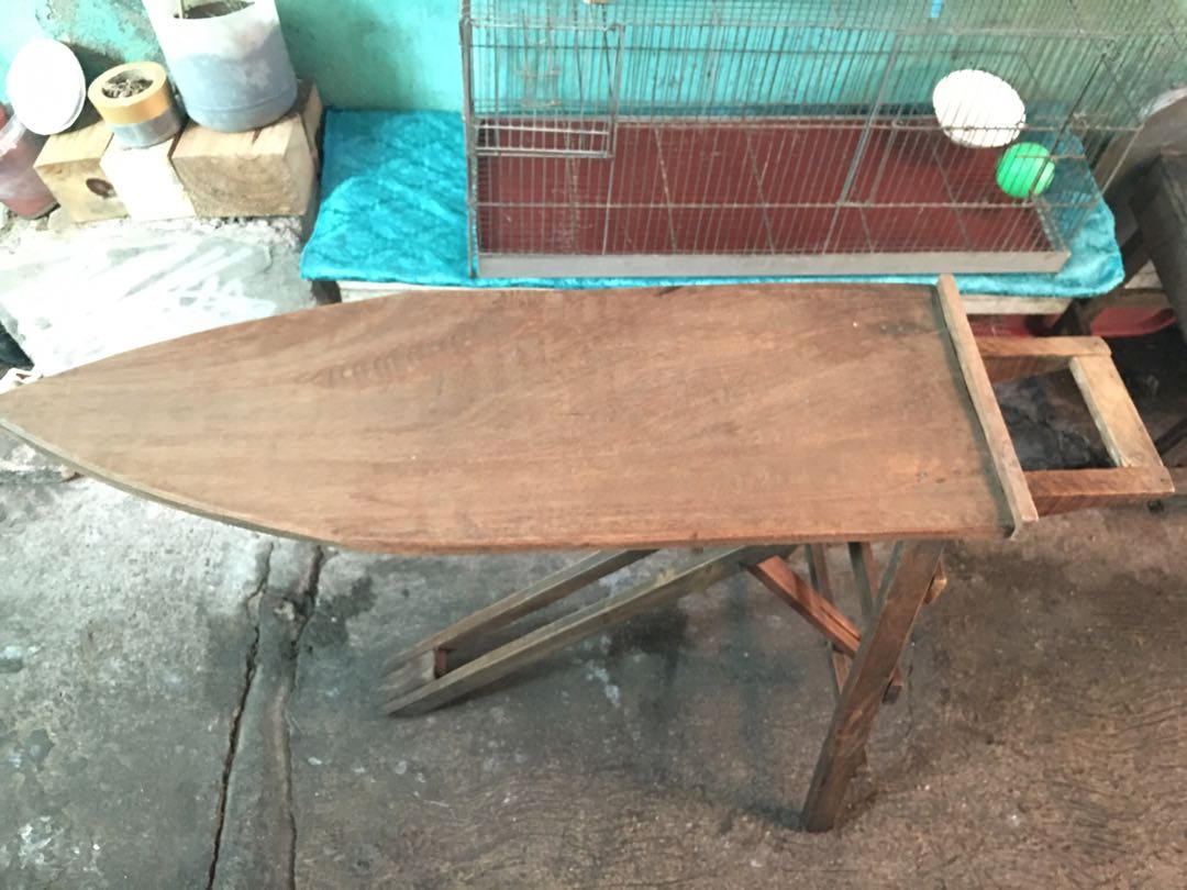 Vintage wood ironing “kabayo”, Furniture & Home Living, Furniture ...