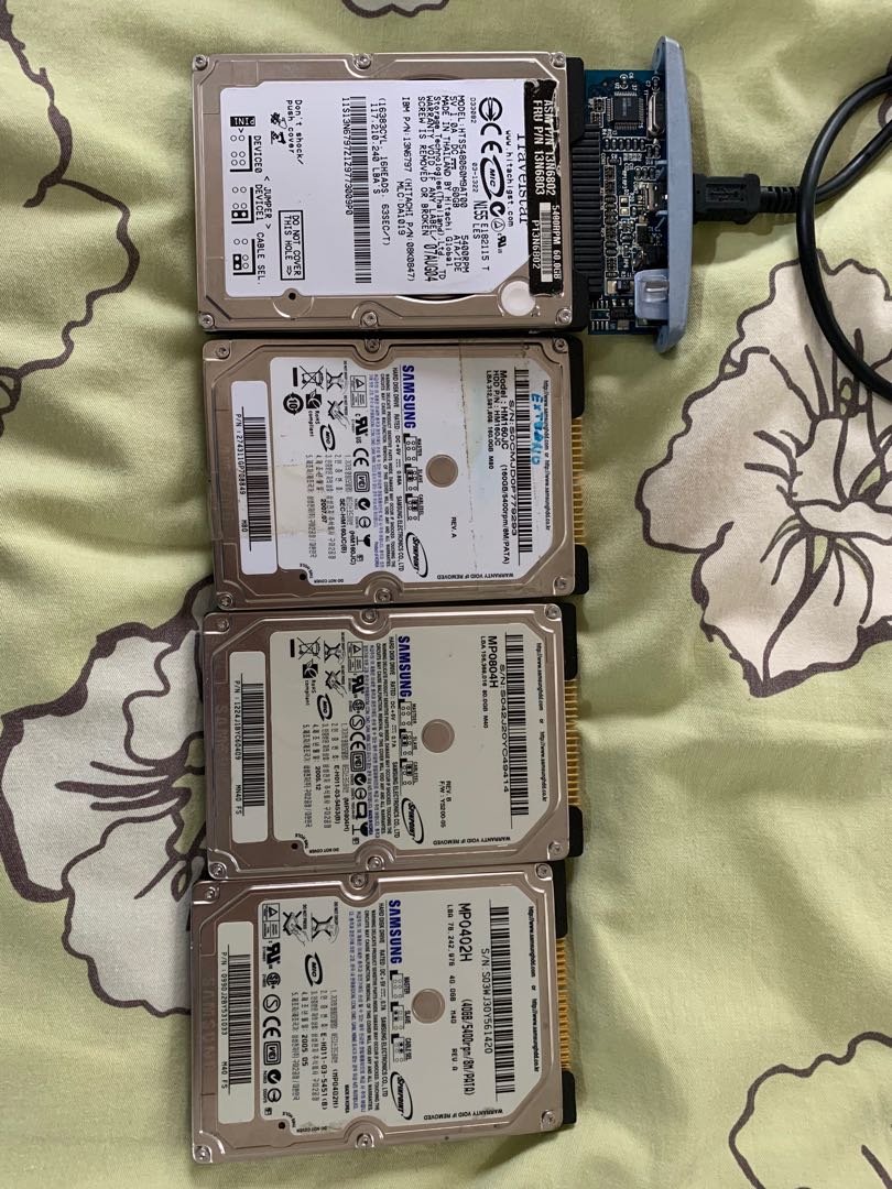 2.5” IDE hard disks. All 4 for $20, Computers & Tech, Parts ...