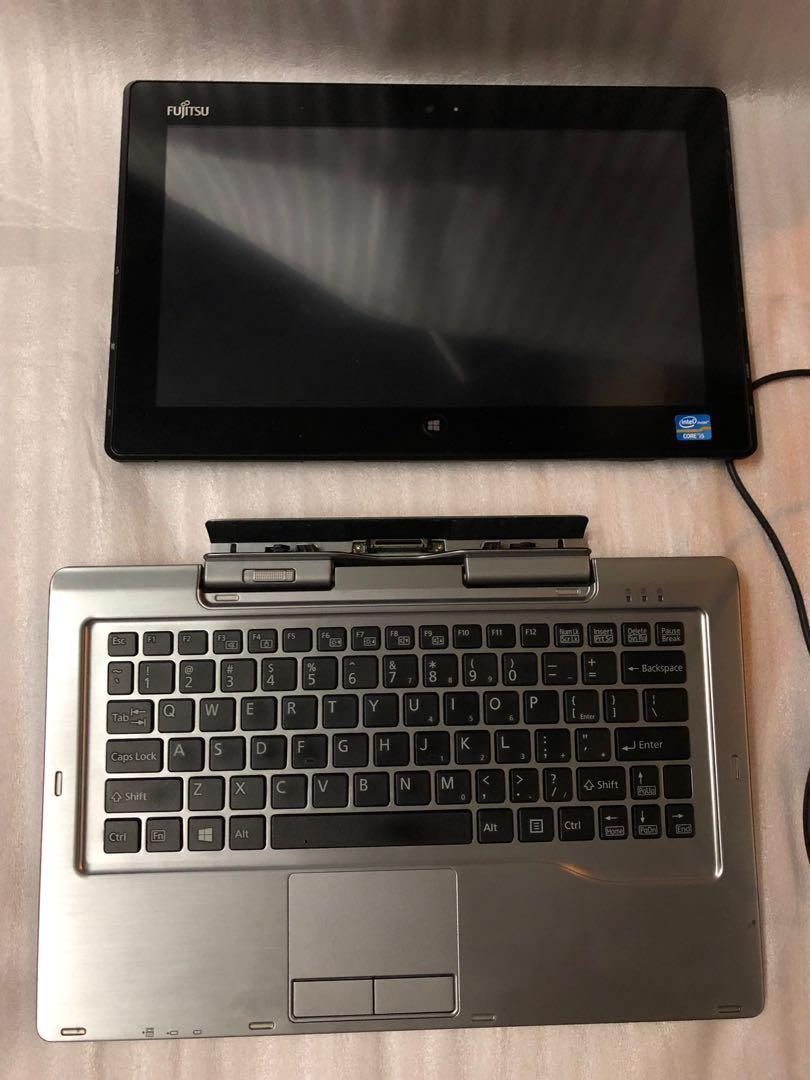 富士通 Fujitsu stylistic Q702 tablet with keyboard i5 4gb Ram win 7 （開會 ...