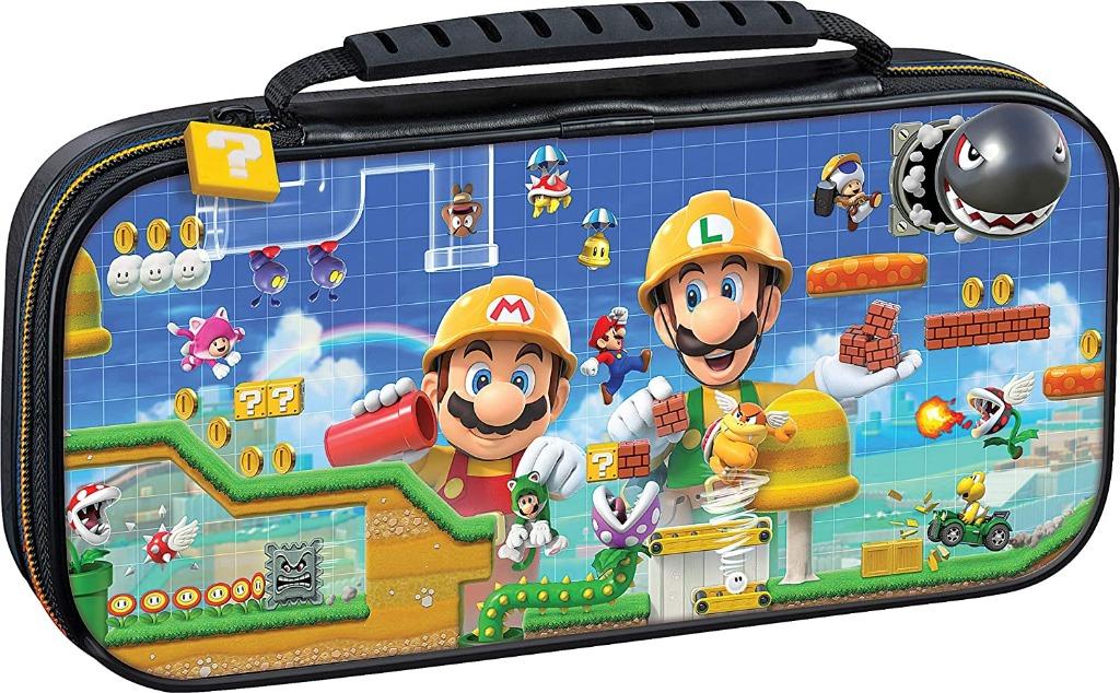 正版全新主機保護套 Officially Nintendo Switch Super Mario Maker 2 Carrying Case ...