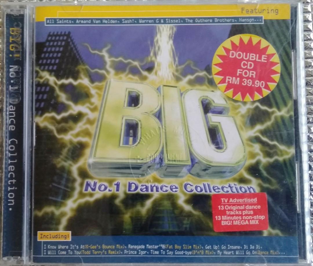 BIG 'No.1 Dance Collection-Various Artist Compilation Double Album CD ...