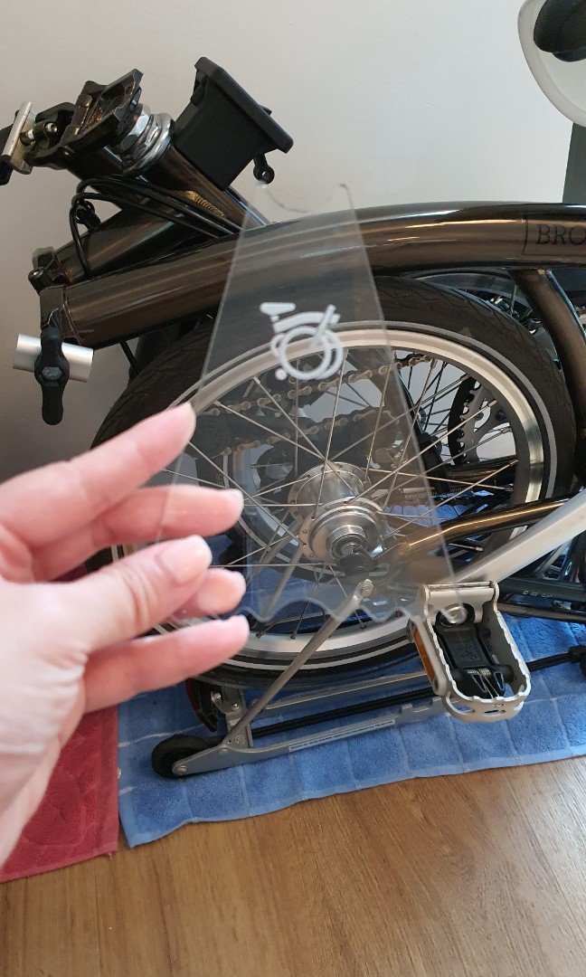 Brompton Acrylic Bike Stand, Sports Equipment, Bicycles & Parts, Parts ...