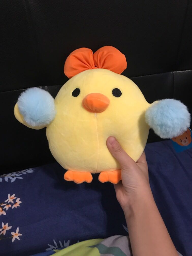 Cheerleader chicken soft toy, Hobbies & Toys, Toys & Games on Carousell
