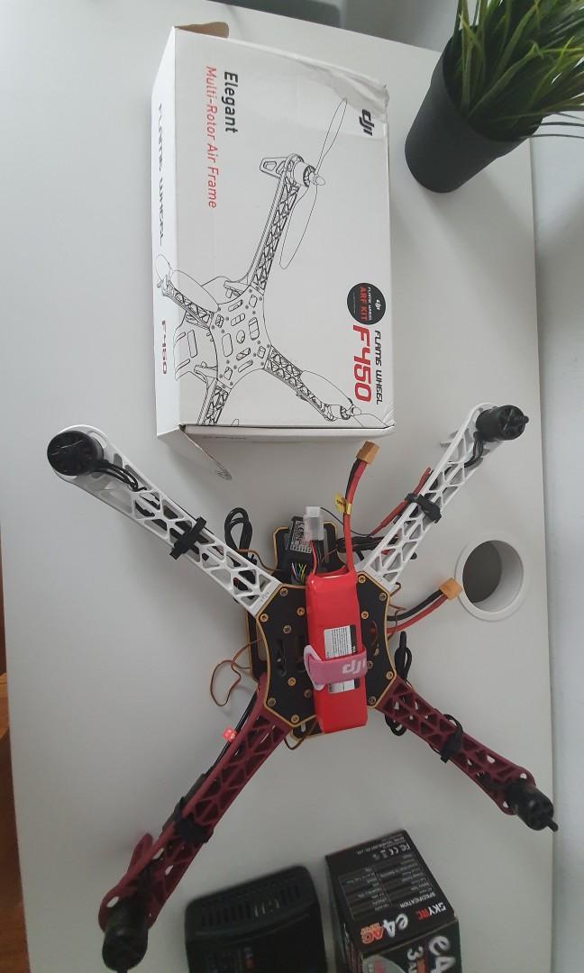Complete Dji f450 kit, Photography, Drones on Carousell