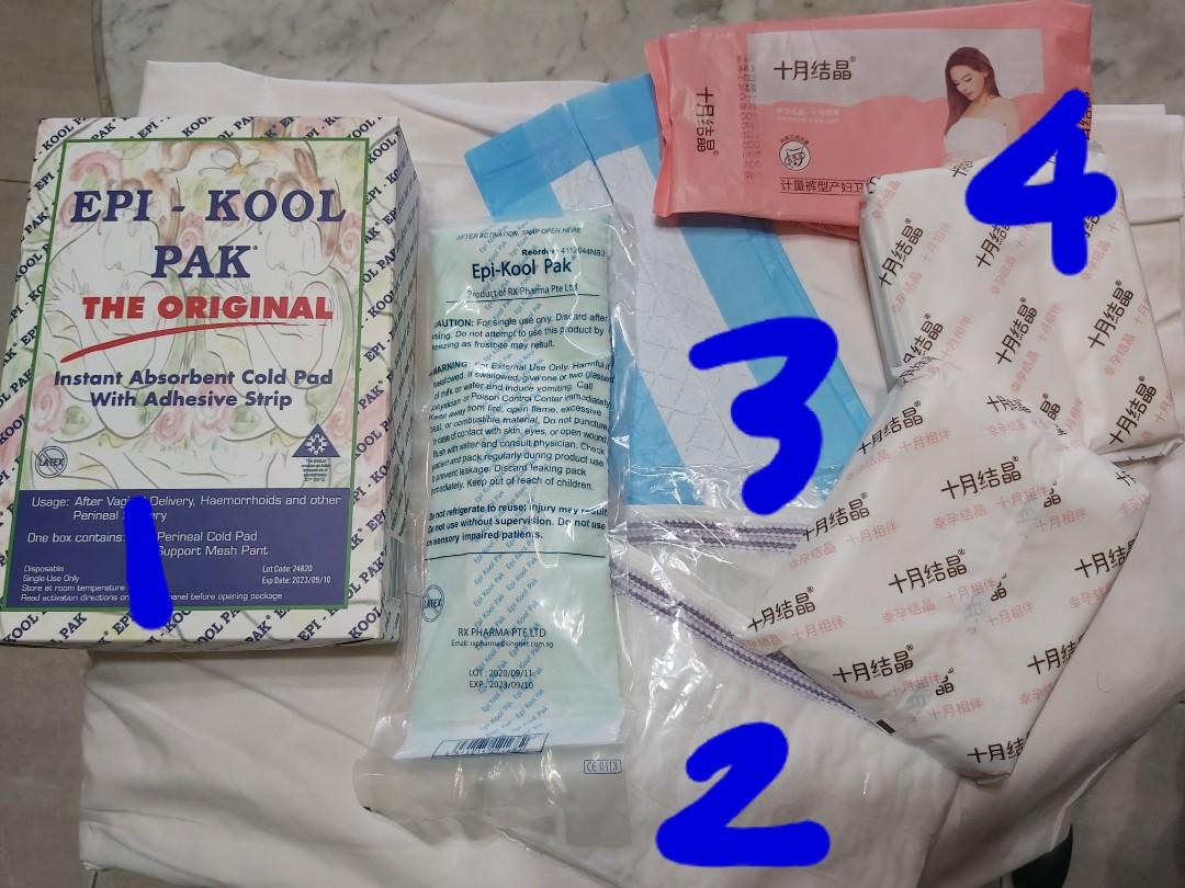 Epi kool pads for perineal icing, Babies & Kids, Maternity Care on ...