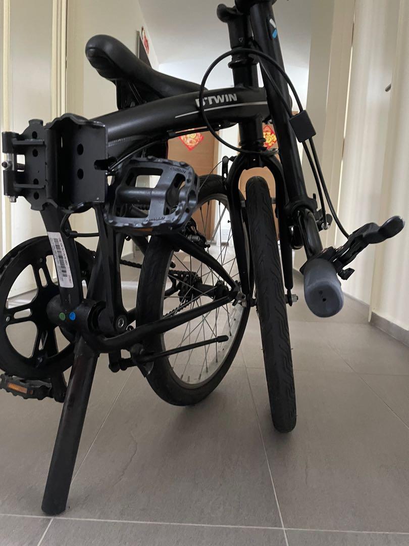 Foldable Bicycle Btwin Tilt 100, Sports Equipment, Bicycles & Parts ...