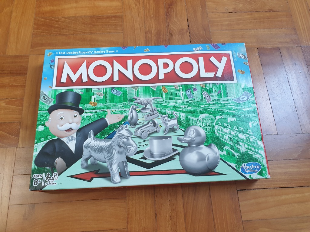Hasbro Monopoly board game, Hobbies & Toys, Toys & Games on Carousell