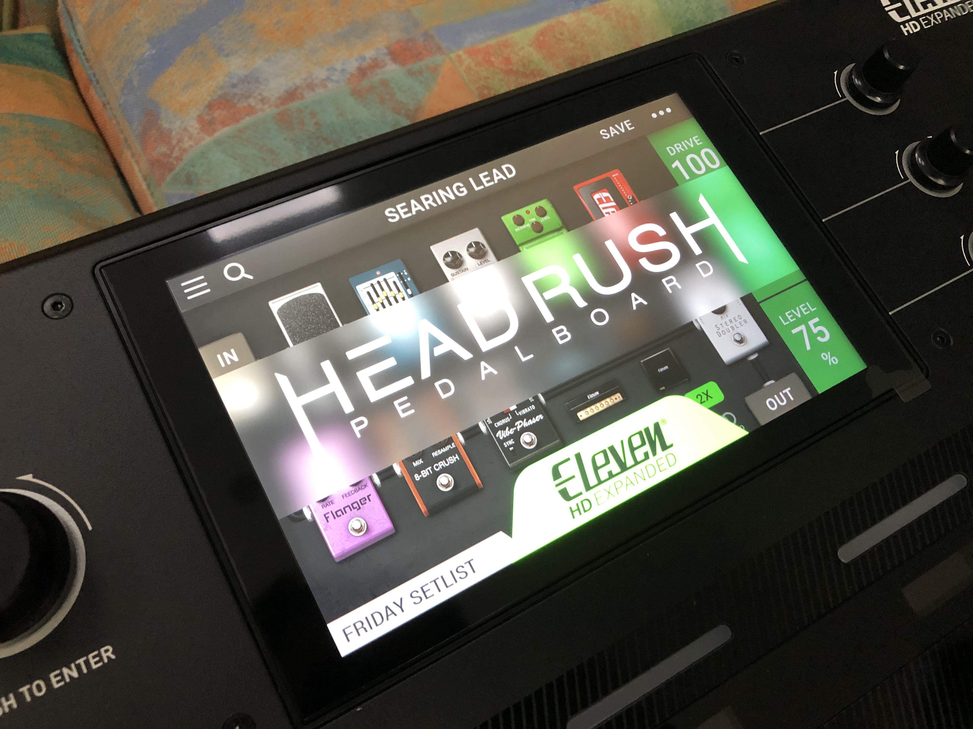 HeadRush Pedalboard Amp and FX Modeling Processor, Hobbies & Toys ...