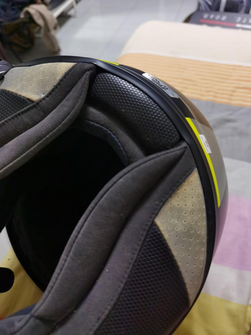 Hjc alpha 90 modular helmet size M, Motorcycles, Motorcycle Apparel on ...