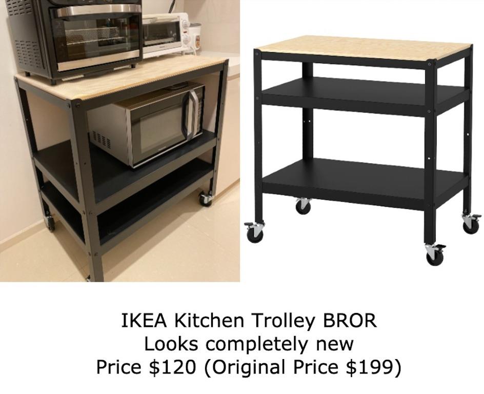 IKEA Kitchen Trolley BROR (Very New), Furniture & Home Living ...