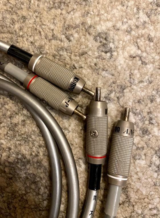 Kondo Audio Note KSL-Vz RCA Interconnect Cable (1m), Audio, Portable ...