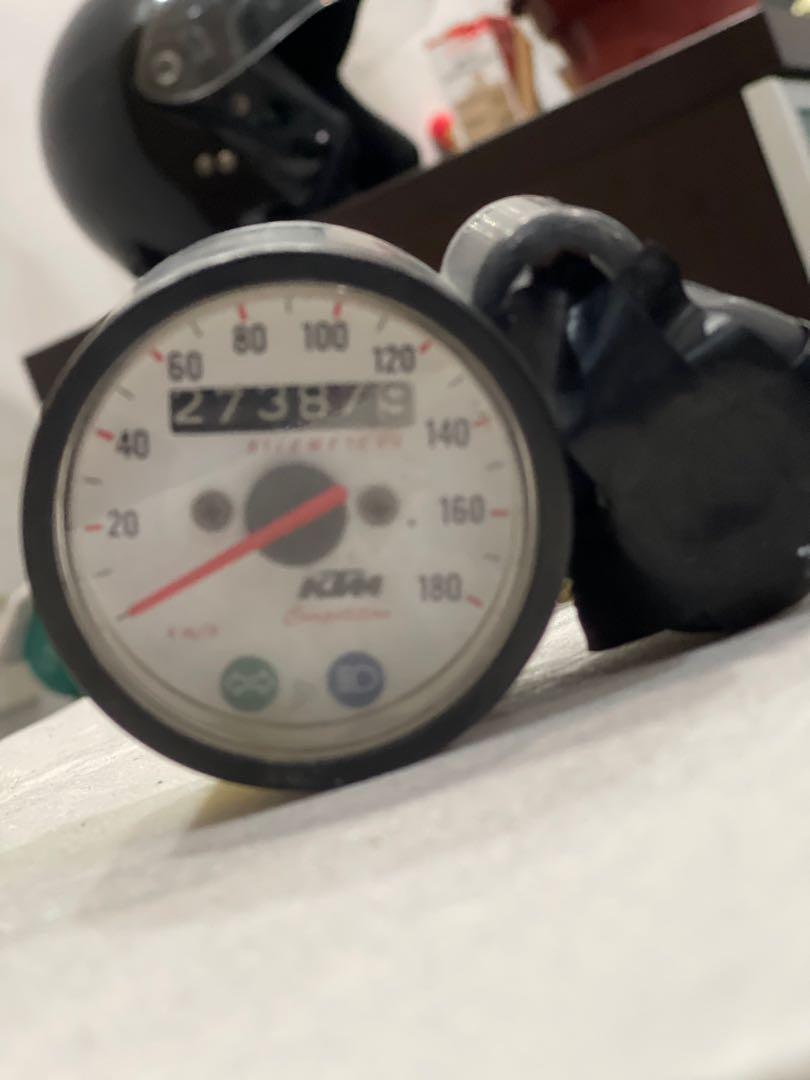 KTM analog speedometer, Motorcycles, Motorcycle Accessories on Carousell
