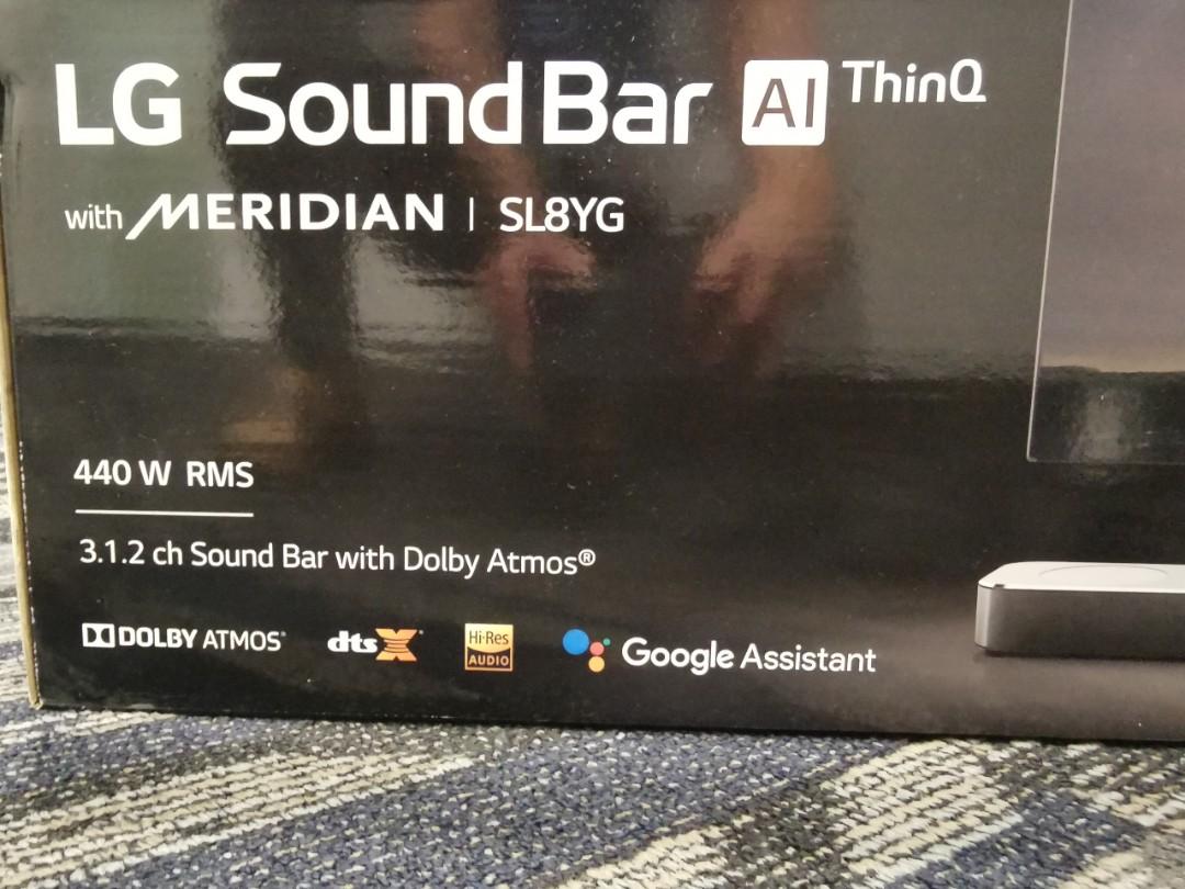 LG Sound Bar SL8YG (3.1.2ch Atmos), Audio, Soundbars, Speakers ...