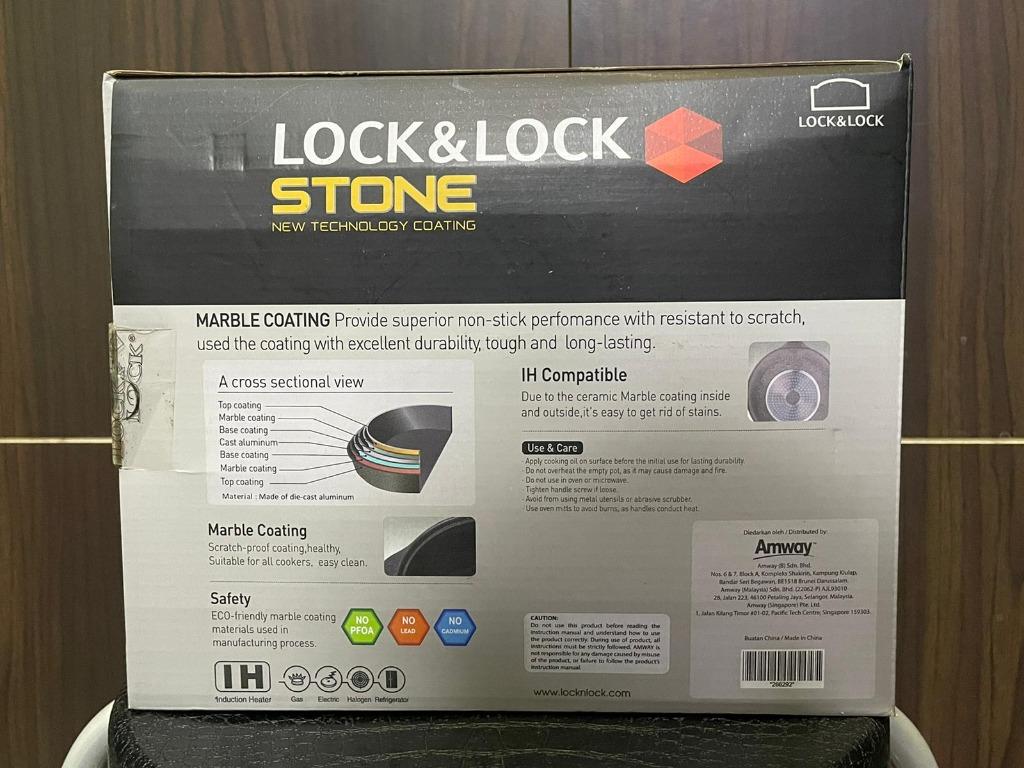 LOCK&LOCK STONE Marble Coating Smart Pot, Furniture & Home Living ...