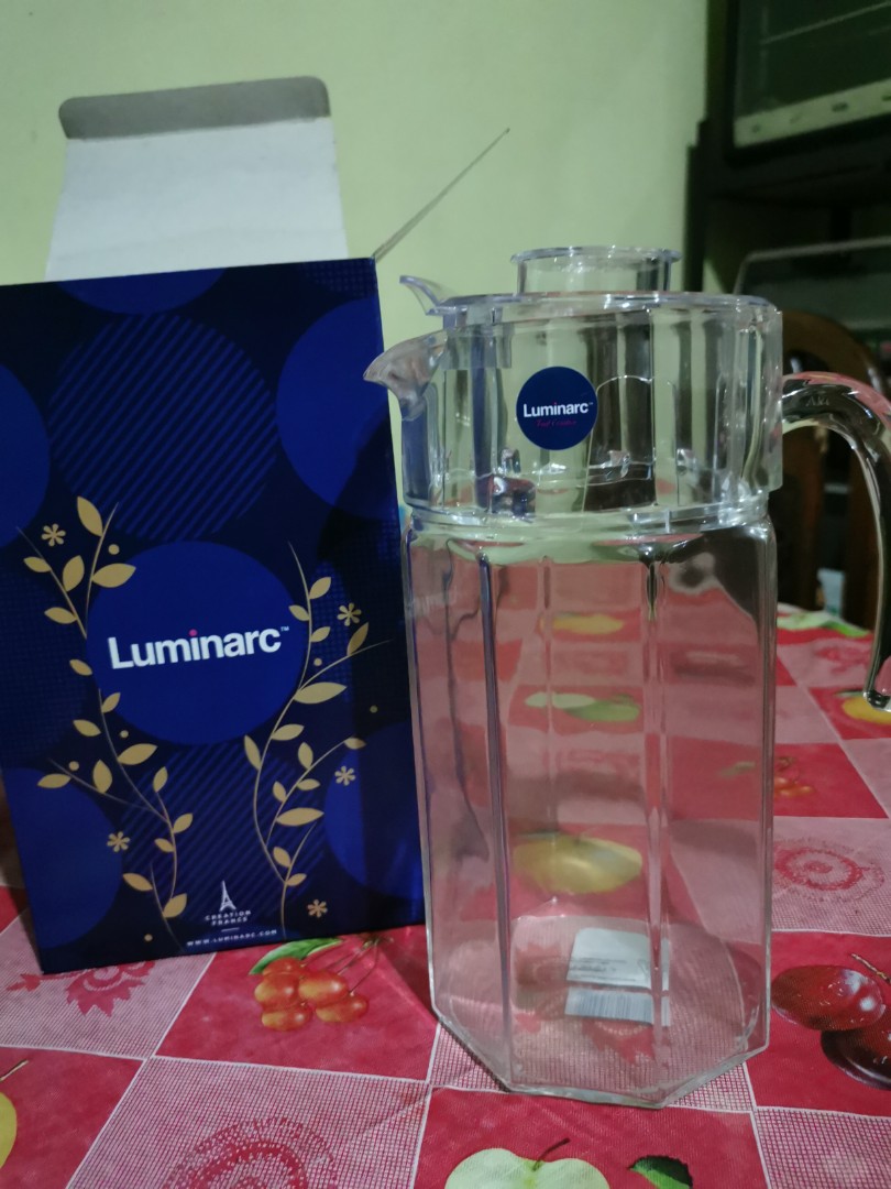 Luminarc pitcher, Furniture & Home Living, Kitchenware & Tableware ...