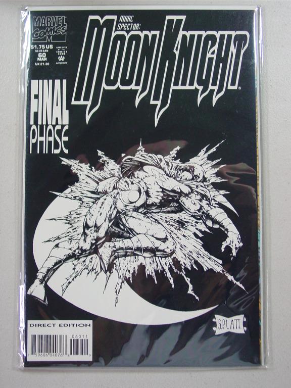 Moon Knight Issue 60 Iconic Stephen Platt Cover Final Issue Series ...