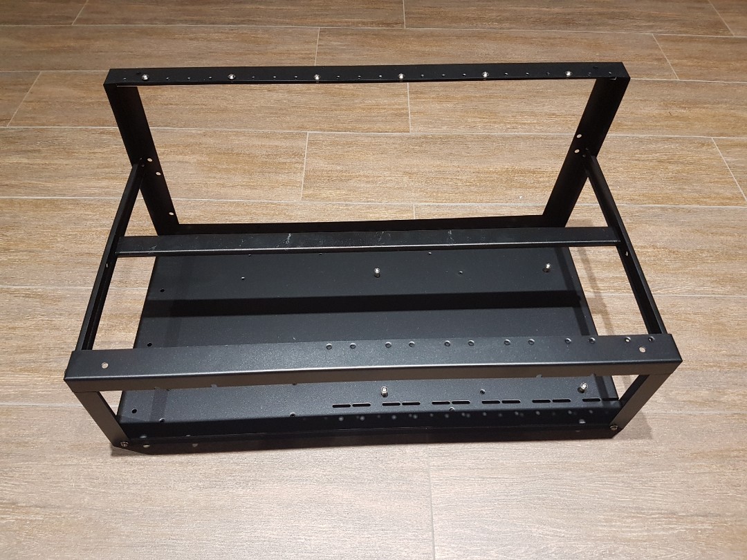 Mining Rack for 6 GPUs. Can fit big GPUs, Furniture & Home Living ...