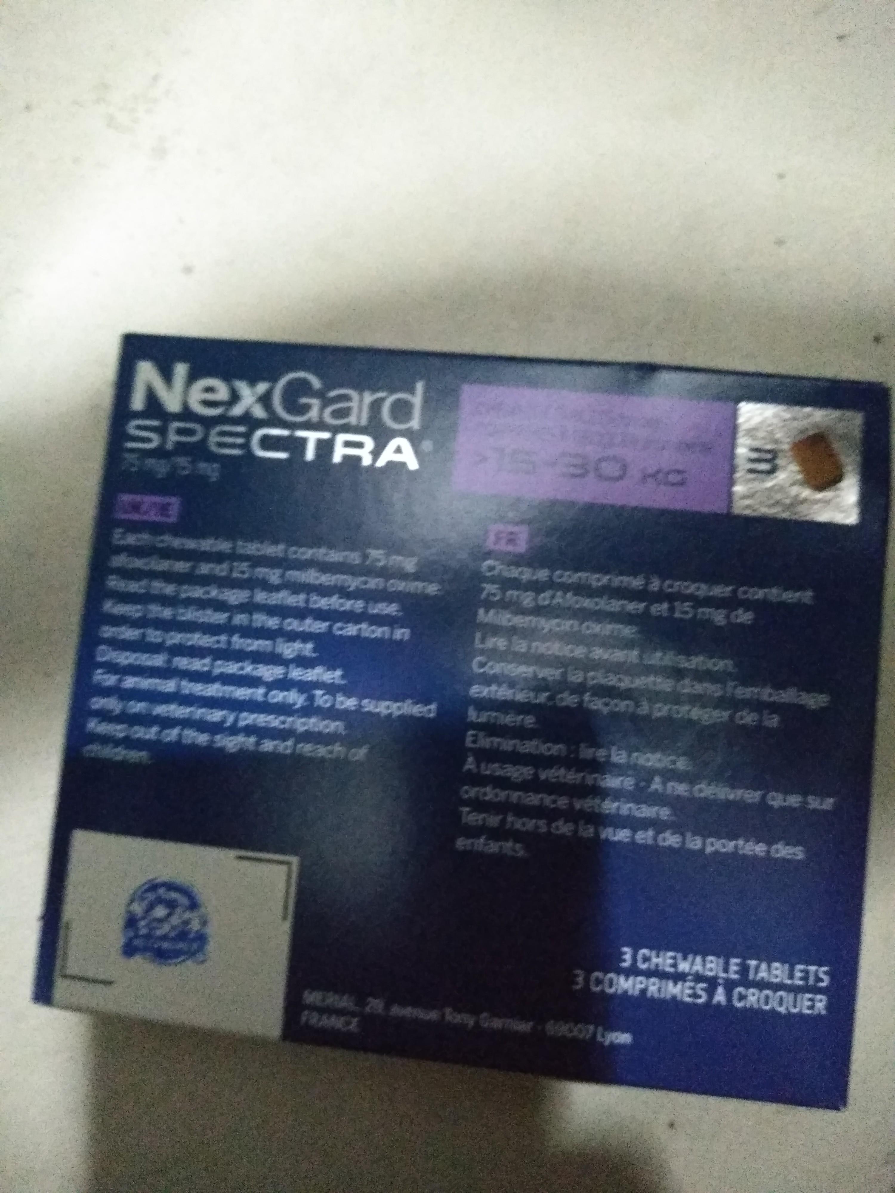 Nexguard spectra - 15-30 Kg, Pet Supplies, Pet Food on Carousell