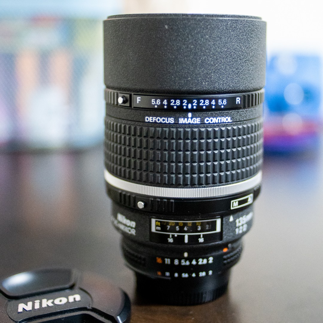 Nikon 135mm F2 DC Nikkor D, Photography, Lens & Kits on Carousell