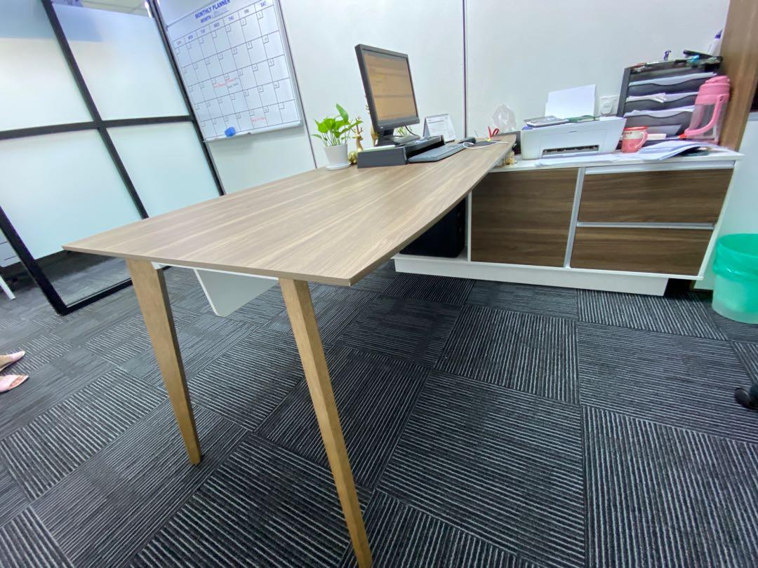 Office Table 180cm x 86 CM/170cm x 76cm, Furniture & Home Living ...