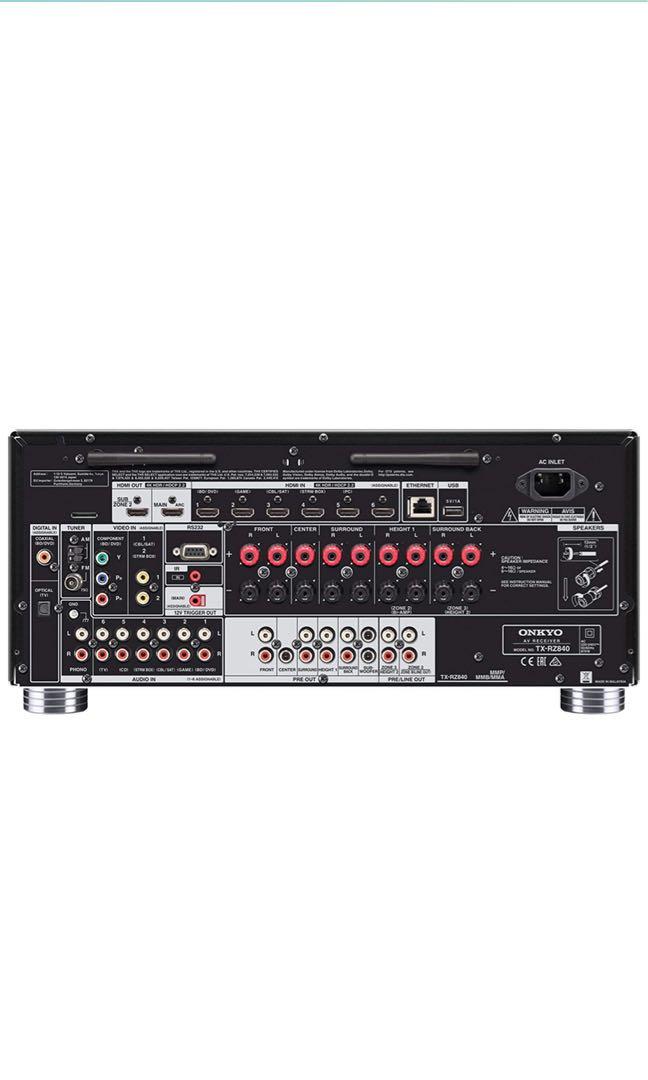 Onkyo TX-RZ840 AV Receiver, Audio, Soundbars, Speakers & Amplifiers on Carousell