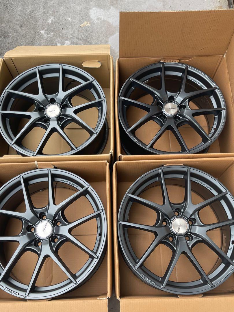 Original Japan Sport Rim Rays Homura A5S 18" 5X112, Car Accessories ...