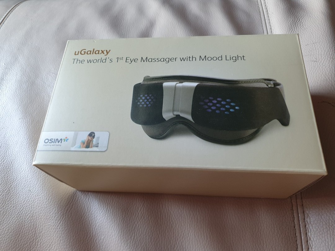 Osim uGalaxy eye massager with mood light, Health & Nutrition, Massage ...