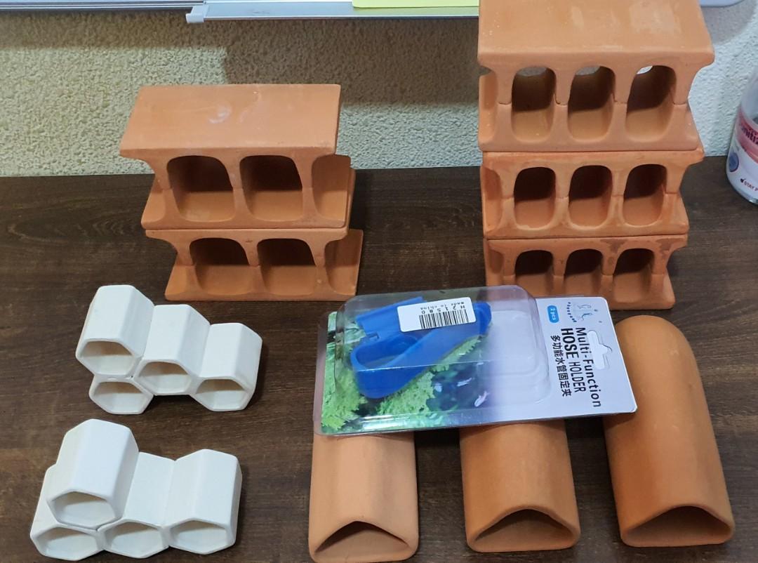 Pleco Caves, bricks, hives, plates, Pet Supplies, Homes & Other Pet ...