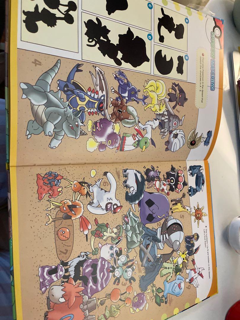 Pokemon visual guide and activity magic book , Hobbies & Toys, Books ...