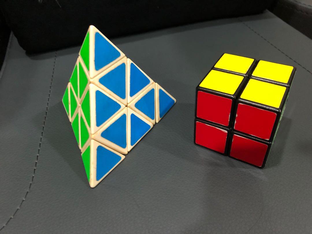 Pyraminx and 2x2, Hobbies & Toys, Toys & Games on Carousell
