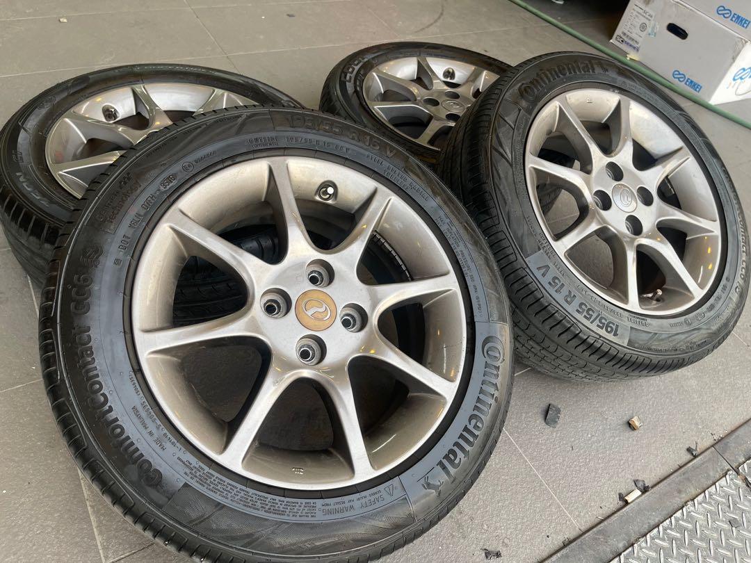 Rim alza advance 15” siap tayar, Auto Accessories on Carousell