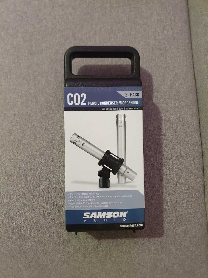 Samson C02 Pencil Condenser Microphone (Pair), Audio, Microphones on ...