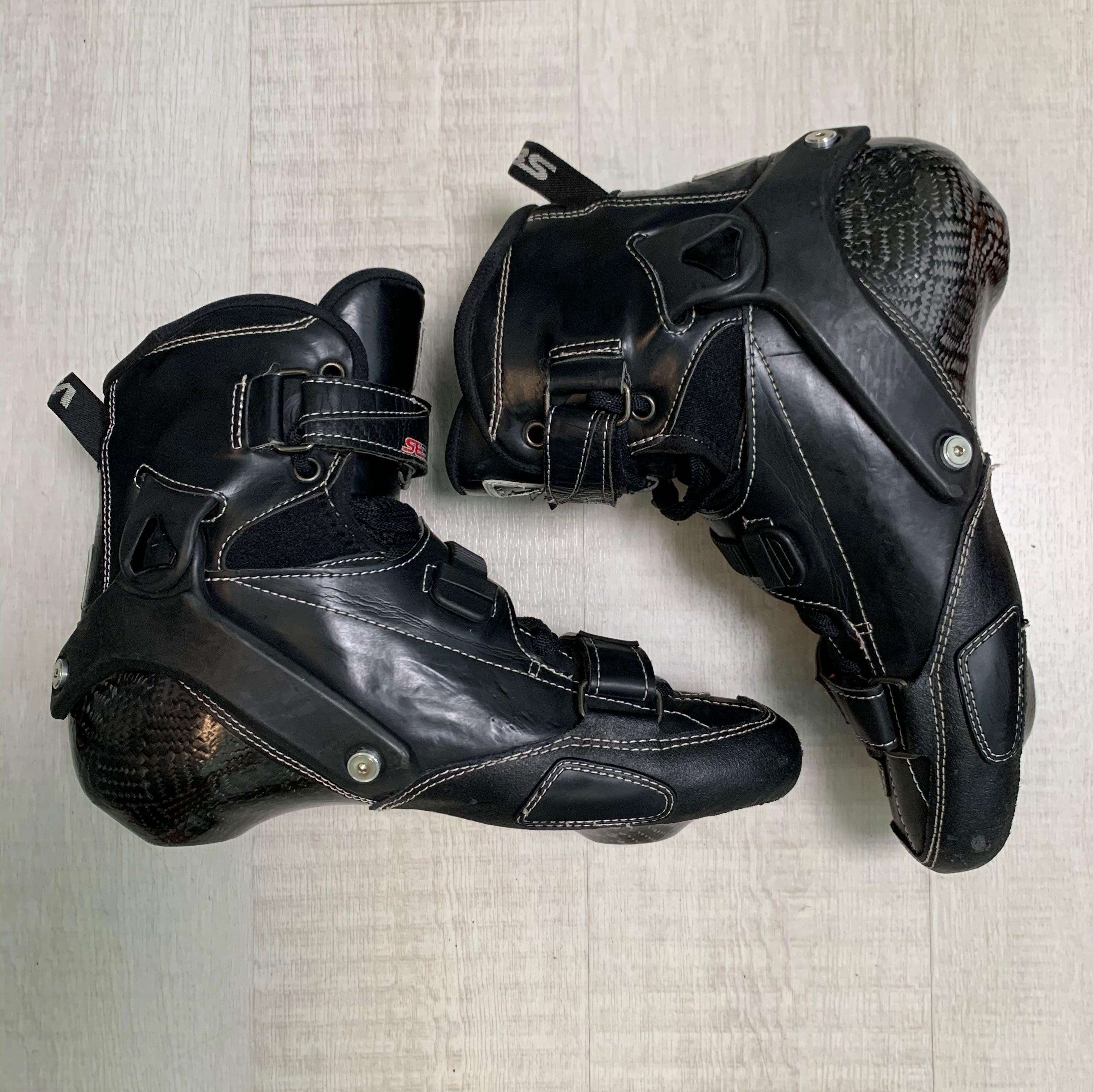 Seba Trix 80 carbon fiber inline skates boots, UK6.5, US7.5, EU40, MP26 ...