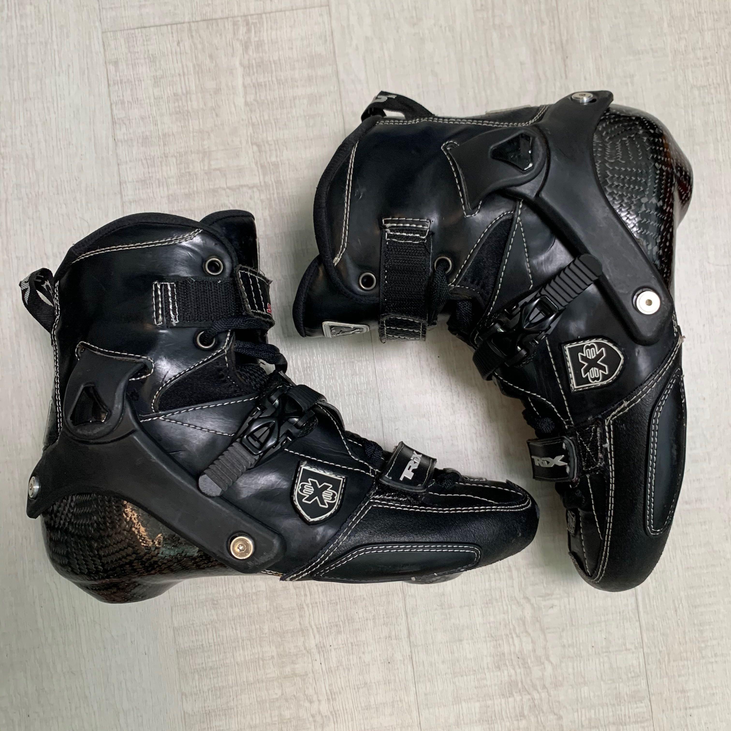 Seba Trix 80 carbon fiber inline skates boots, UK6.5, US7.5, EU40, MP26 ...