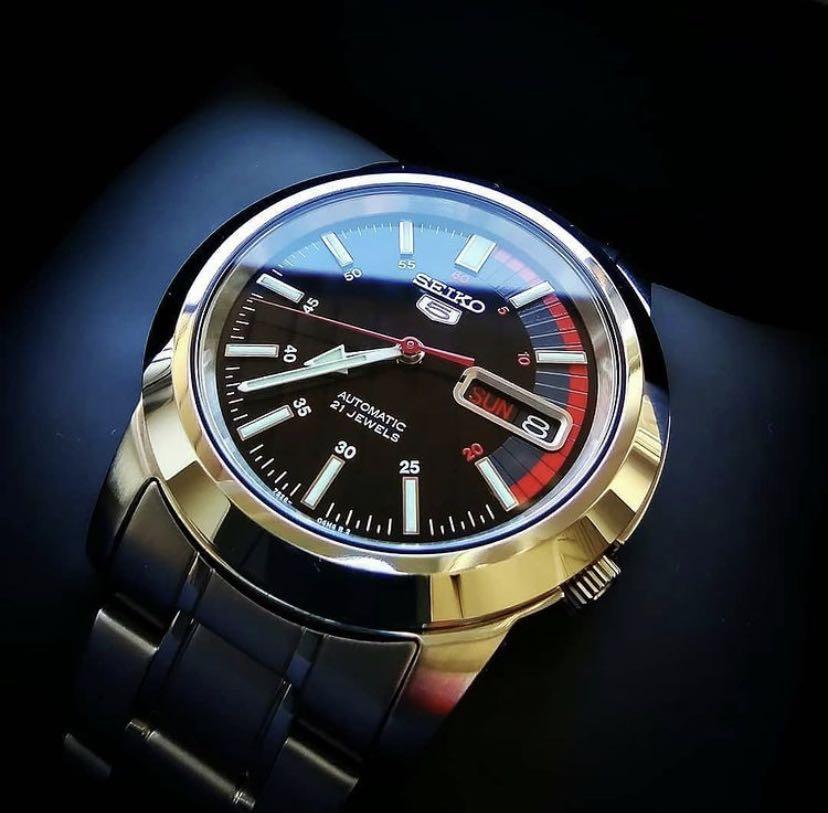 Seiko 5 SNKK31 Automatic Steel Watch Speed Racer SNKK31K1 Brand New ...