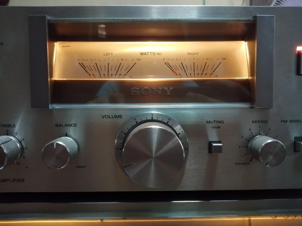 Sony Integrated Amplifier w/ VU Meters for UR Speakers (Vintage Classic ...