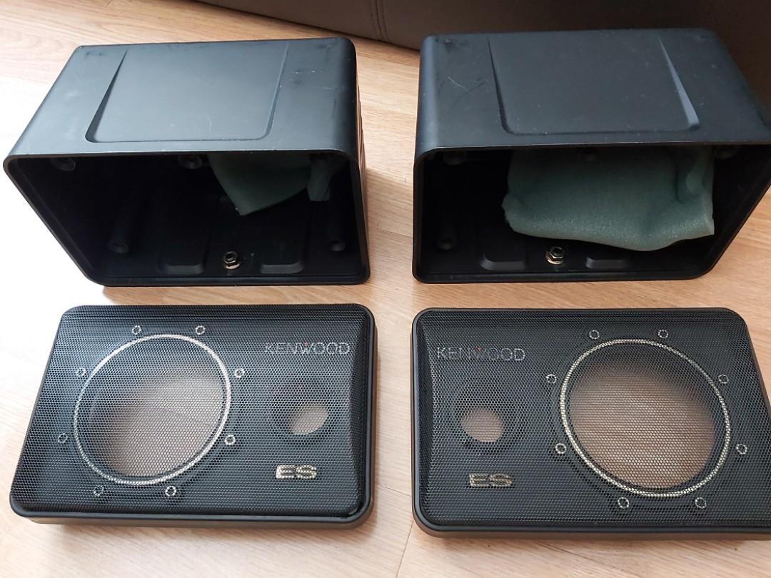 Speaker box/ cabinet/ enclosure: 1 pair Kenwood, bass reflex, Audio ...