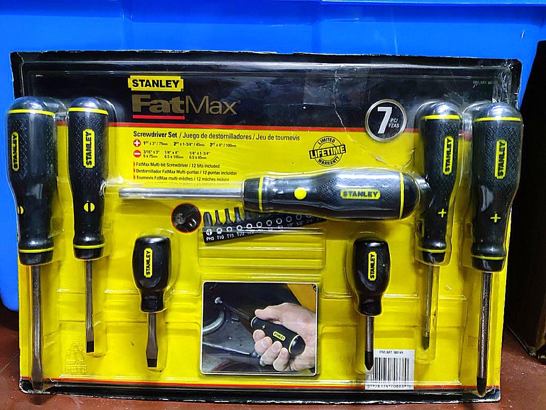 Stanley Fatmax Screwdriver Set with magnetic tip, Commercial ...